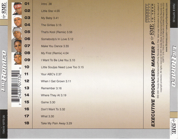 The Album by Lil Romeo (CD 2001 Priority Records) in New Orleans | Rap ...