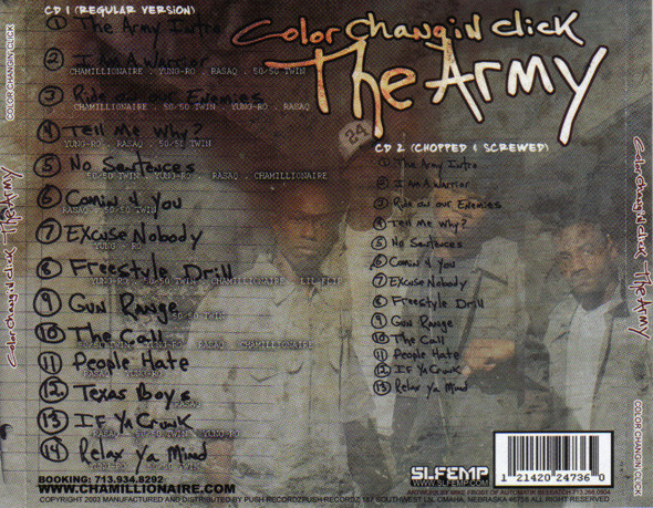 The Army by Color Changin Click (CD 2003 Push Recordz) in Houston | Rap ...