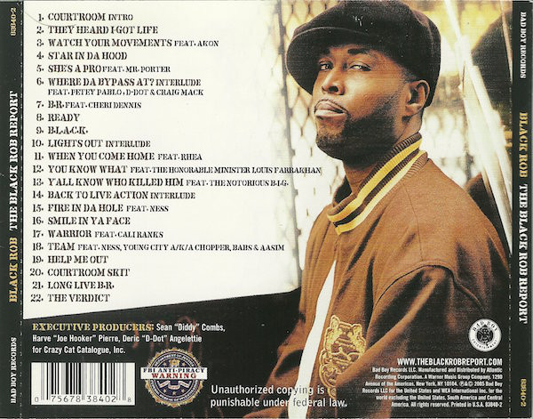 The Black Rob Report by Black Rob (CD 2005 ) in New York City | Rap ...