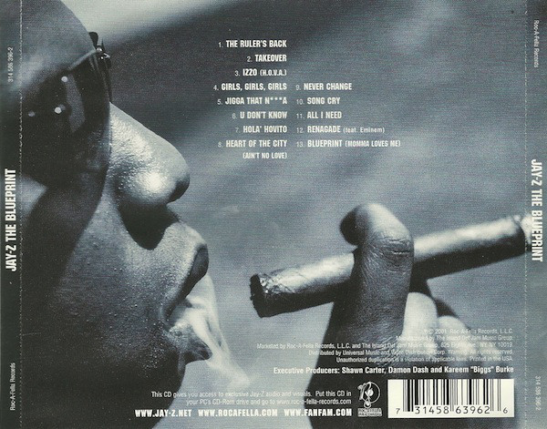 The Blueprint by Jay-Z (CD 2001 Roc-A-Fella Records) in New York City ...