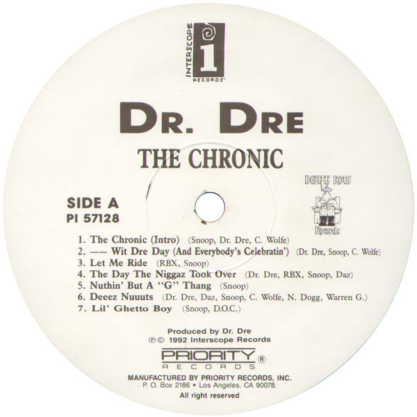 The Chronic by Dr. Dre (LP 1992 Death Row Records) in Compton | Rap ...