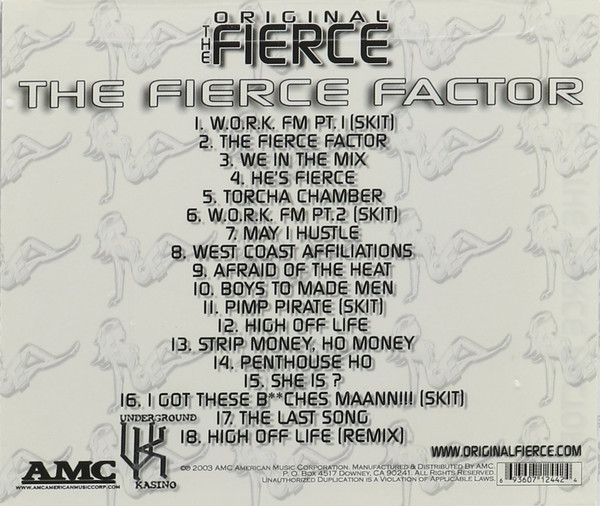 The Fierce Factor by The Original Fierce (CD 2003 American Music ...
