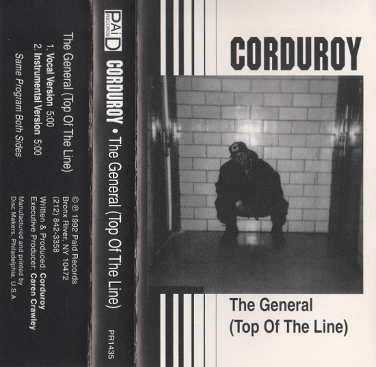 The General (Top Of The Line) by Corduroy (Tape 1992 Paid Records) in ...