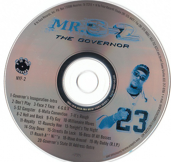The Governor by Mr. 3-2 (CD 2001 Break N Free Records) in Houston | Rap ...