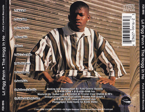 The Hogg In Me by Lil Pigg Penn (CD 1997 Funk Central Records) in ...