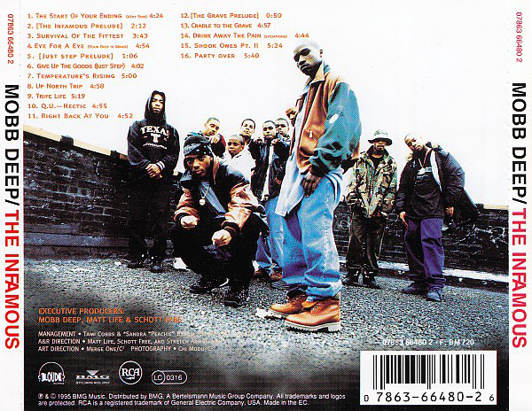 The Infamous by Mobb Deep (CD 1995 RCA) in New York City | Rap - The ...