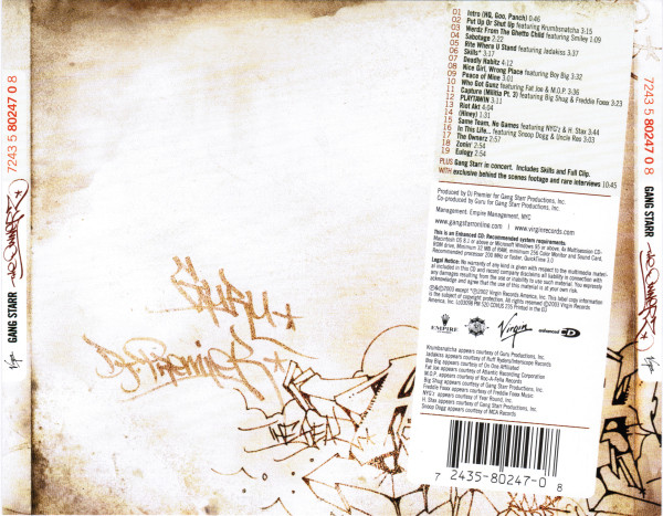 The Ownerz by Gang Starr (CD 2003 Virgin) in Boston | Rap - The Good Ol ...