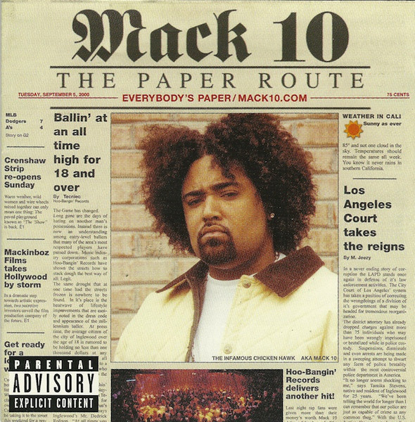 The Paper Route by Mack 10 (CD 2000 Hoo Bangin Records) in Inglewood ...
