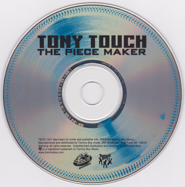 The Piece Maker by Tony Touch (CD 2000 Tommy Boy) in | Rap - The Good ...