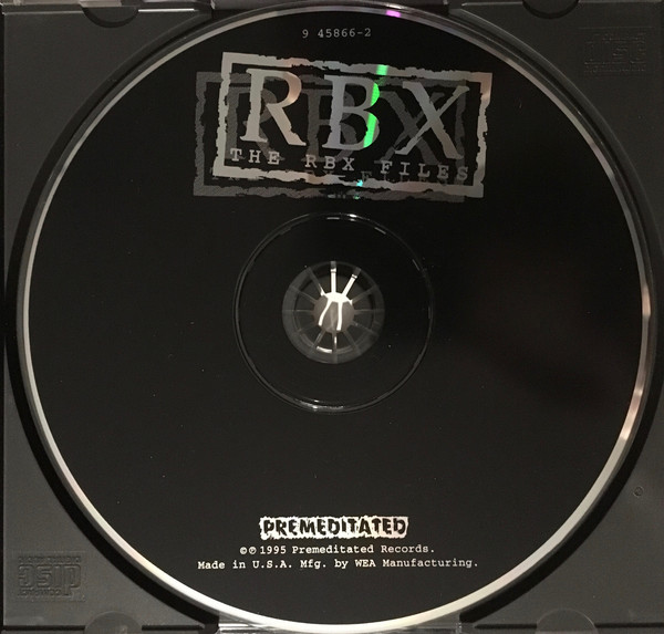 The RBX Files by RBX (CD 1995 Premeditated Records) in Long Beach | Rap ...