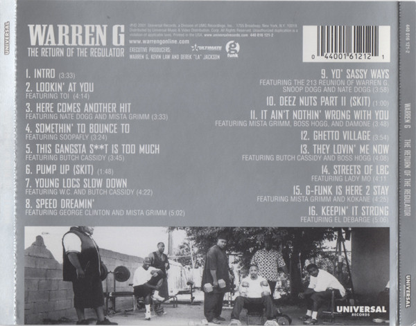 The Return Of The Regulator by Warren G (CD 2001 Universal Records) in ...