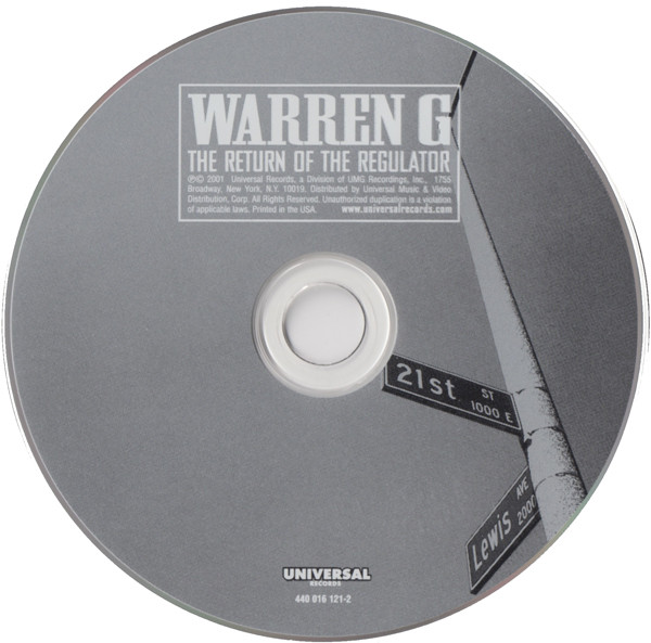 The Return Of The Regulator by Warren G (CD 2001 Universal Records) in ...