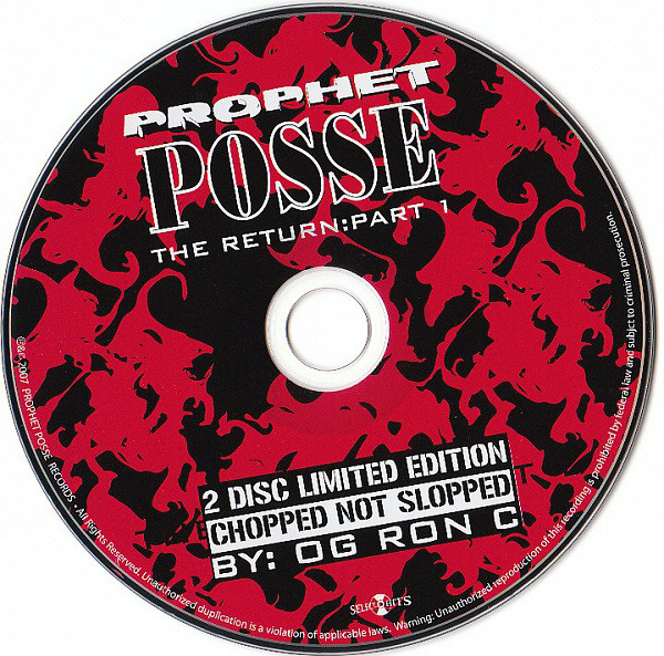 The Return Part.1 by Prophet Posse (CD 2007 Prophet Entertainment) in ...
