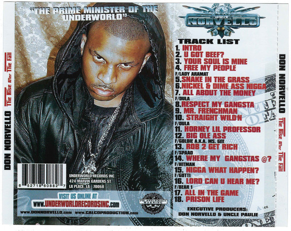 The Rise After The Fall by Don Norvello (CD 2006 Underworld Records) in ...