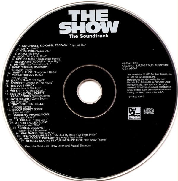The Show (Original Soundtrack) by Various (CD 1995 Def Jam Recordings ...