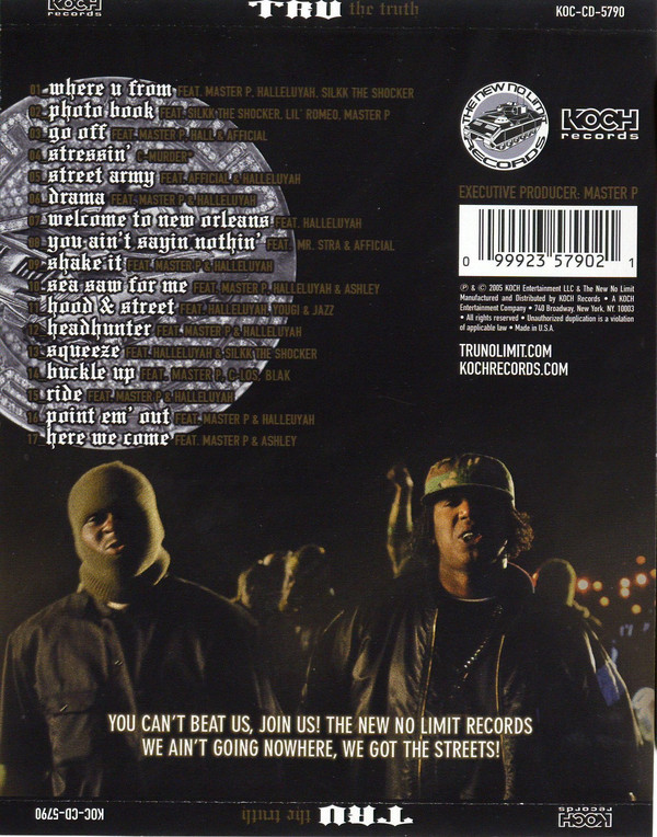 The Truth by Tru (CD 2005 Koch Records) in New Orleans | Rap - The Good ...