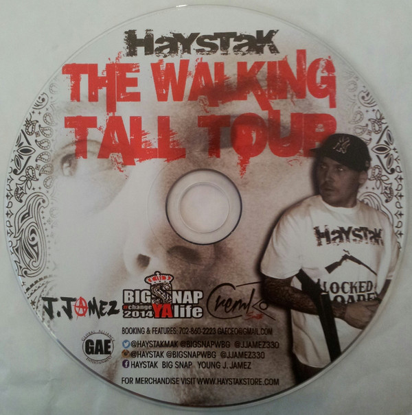 The Walking Tall Tour Album by Haystak (CD 2014 Global Alliance ...