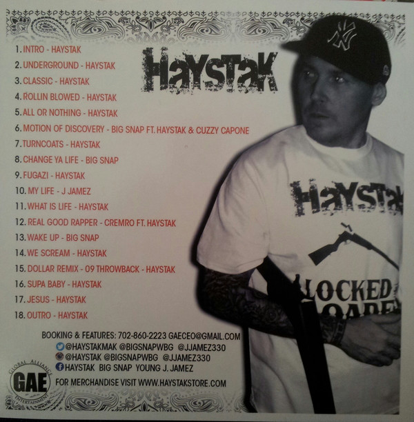 The Walking Tall Tour Album by Haystak (CD 2014 Global Alliance ...