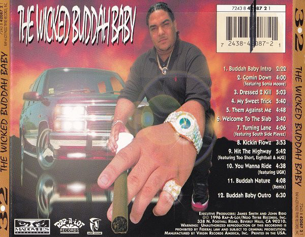 The Wicked Buddah Baby by Mr. 3-2 (CD 1996 Noo Trybe Records) in ...