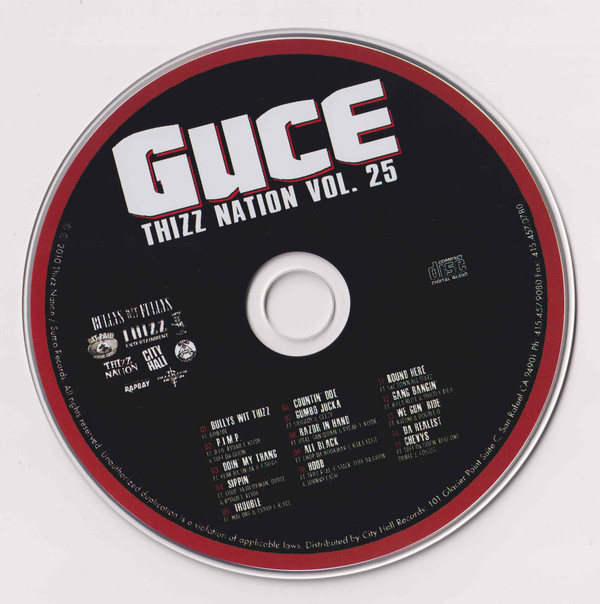 Thizz Nation Vol. 25 by Guce (CD 2010 Thizz Entertainment) in San ...