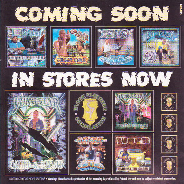 Throwed Yung Playas Part 3 by Yungstar (CD 2000 Straight Profit Records ...