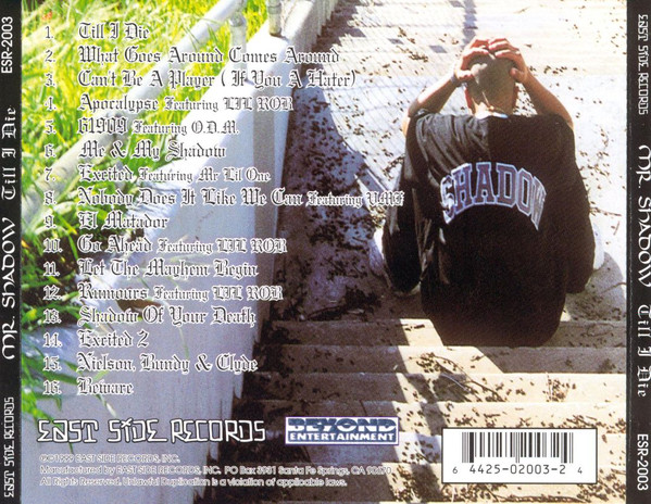 Til I Die by Mr. Shadow (CD 1999 East Side Records) in San Diego | Rap ...