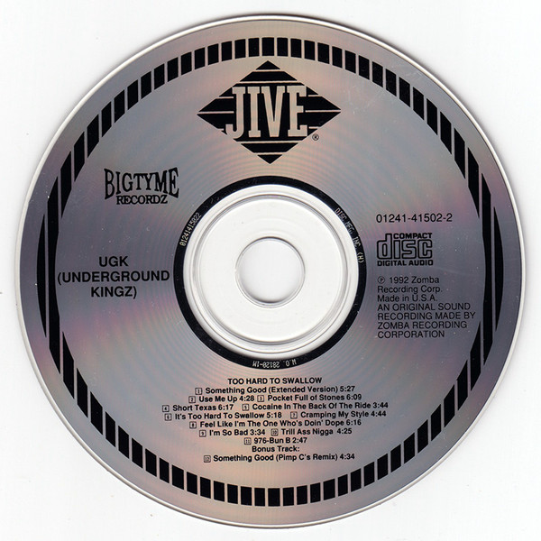 Too Hard To Swallow by U.G.K. (CD 1992 Bigtyme Recordz) in Port Arthur ...
