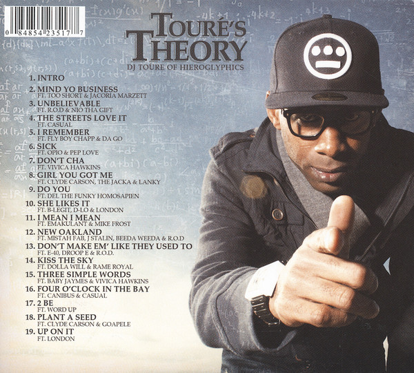 Touré's Theory by DJ Touré Of Hieroglyphics (CD 2013 101% Music) in ...