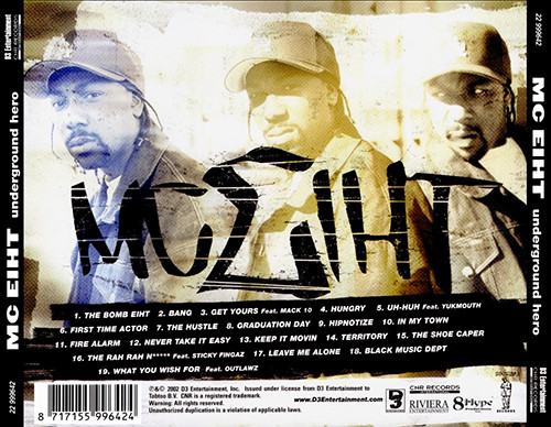 Underground Hero by MC Eiht (CD 2002 CNR Records International) in ...