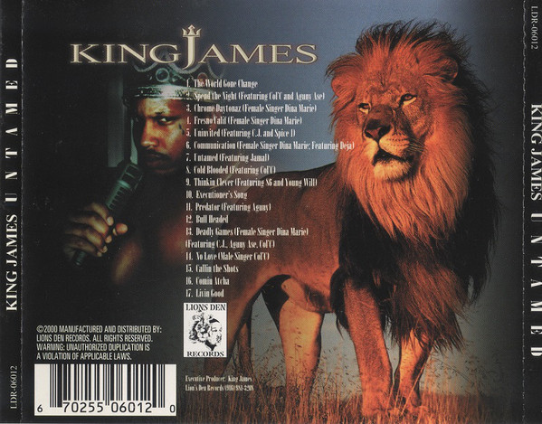 Untamed by King James (CD 2000 Lions Den Records) in Fresno | Rap - The ...