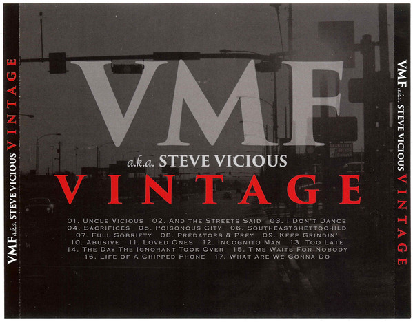 Vintage by Steve Vicious (CD 2015 Vicious Music) in San Diego | Rap ...