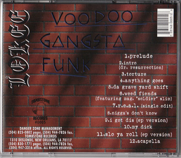 Voodoo Gangsta Funk by Lokee (CD 1996 Tombstone Records) in New Orleans ...