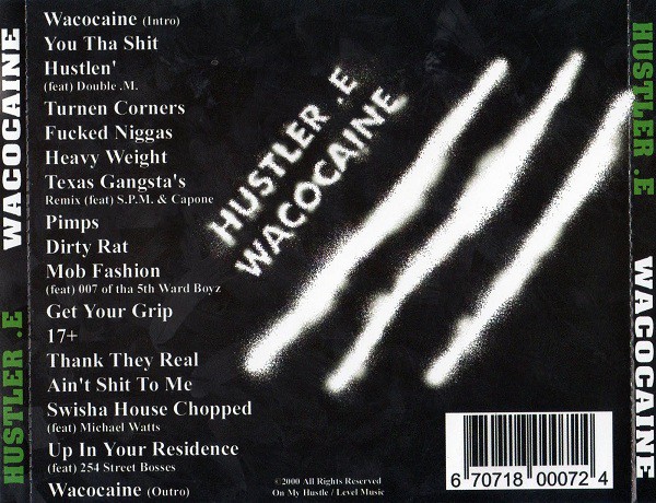 Wacocaine by Hustler E (CD 2000 Level Music) in Waco | Rap - The Good ...