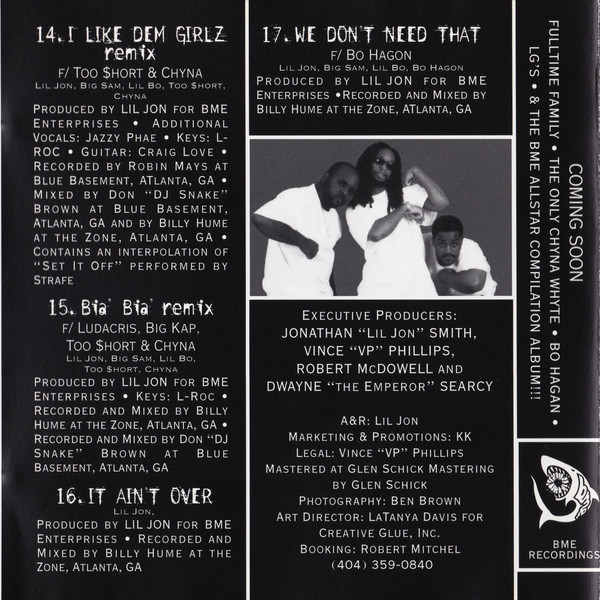 We Still Crunk !! by Lil' Jon & The East Side Boyz (CD 2000 BME ...