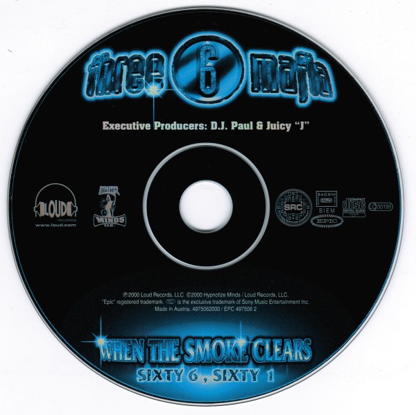 When The Smoke Clears 66-61 by Three 6 Mafia (CD 2000 Hypnotize Minds ...