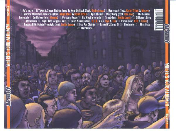 Where's Your Album?!! by Apathy (CD 2004 Demigodz Entertainment) in ...