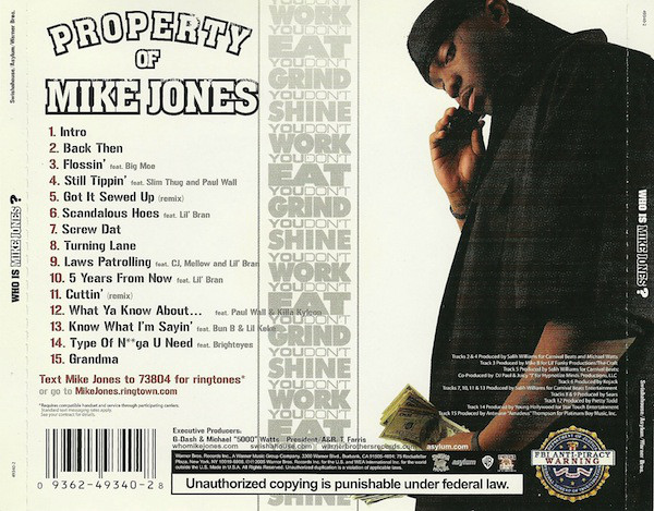 Who Is Mike Jones? by Mike Jones (CD 2005 Swishahouse) in Houston | Rap ...