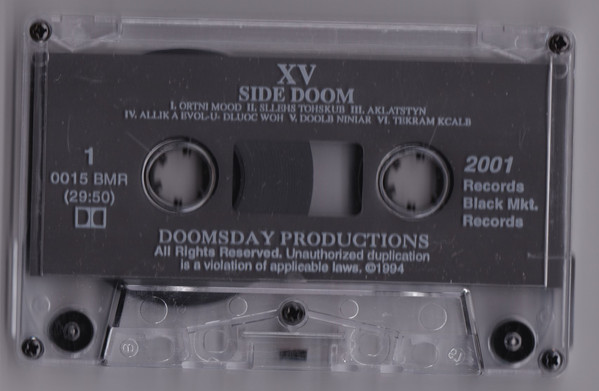 XV by Doomsday Productions (Tape 1994 2001 Records) in Las Vegas | Rap ...
