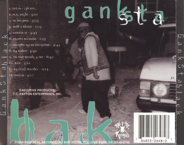Ya Not Ready 4 Me by Ganksta Black (CD 1994 Raw Deal Records) in New ...